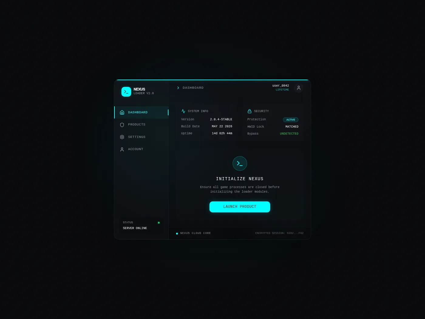 ImGui Loader Interface