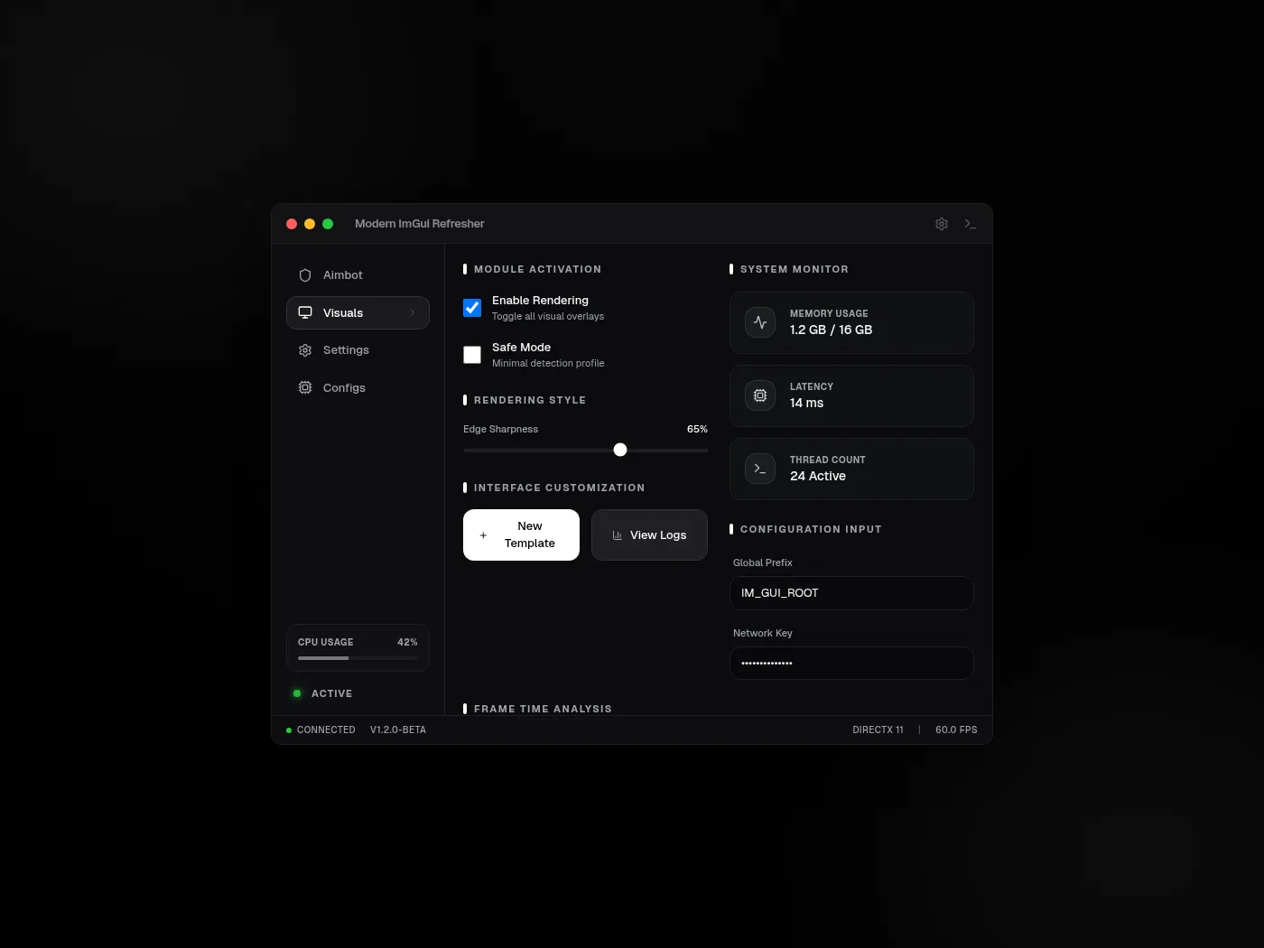 Modern ImGui UI Refresher