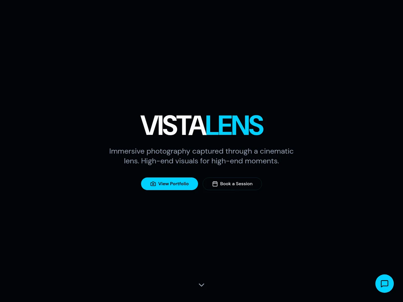 VistaLens Landing Portal