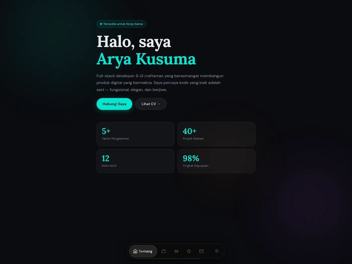 Immersive Floating Nav