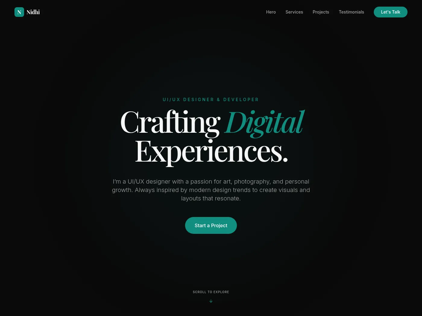 Immersive Portfolio Pro