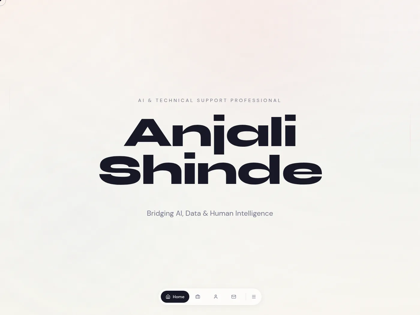 Immersive Scroll Portfolio Resume (Remix)