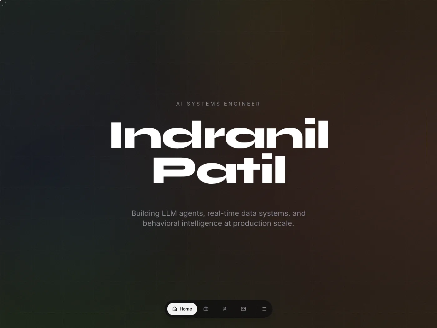 Immersive Scroll Portfolio (Remix)