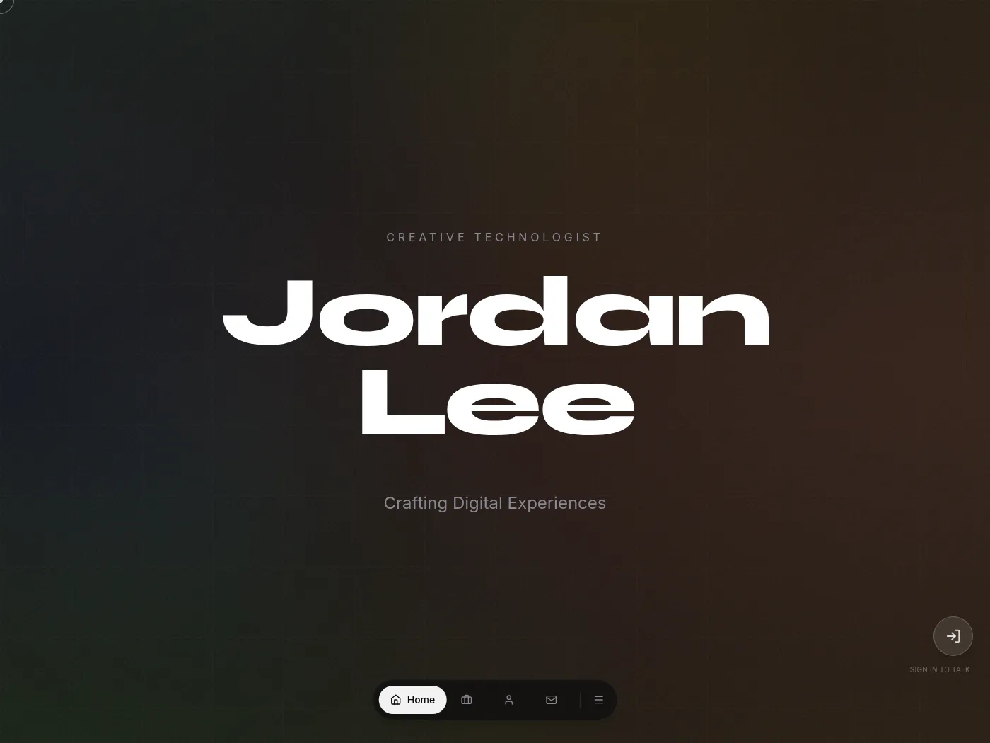 Immersive Scroll Portfolio (Remix)