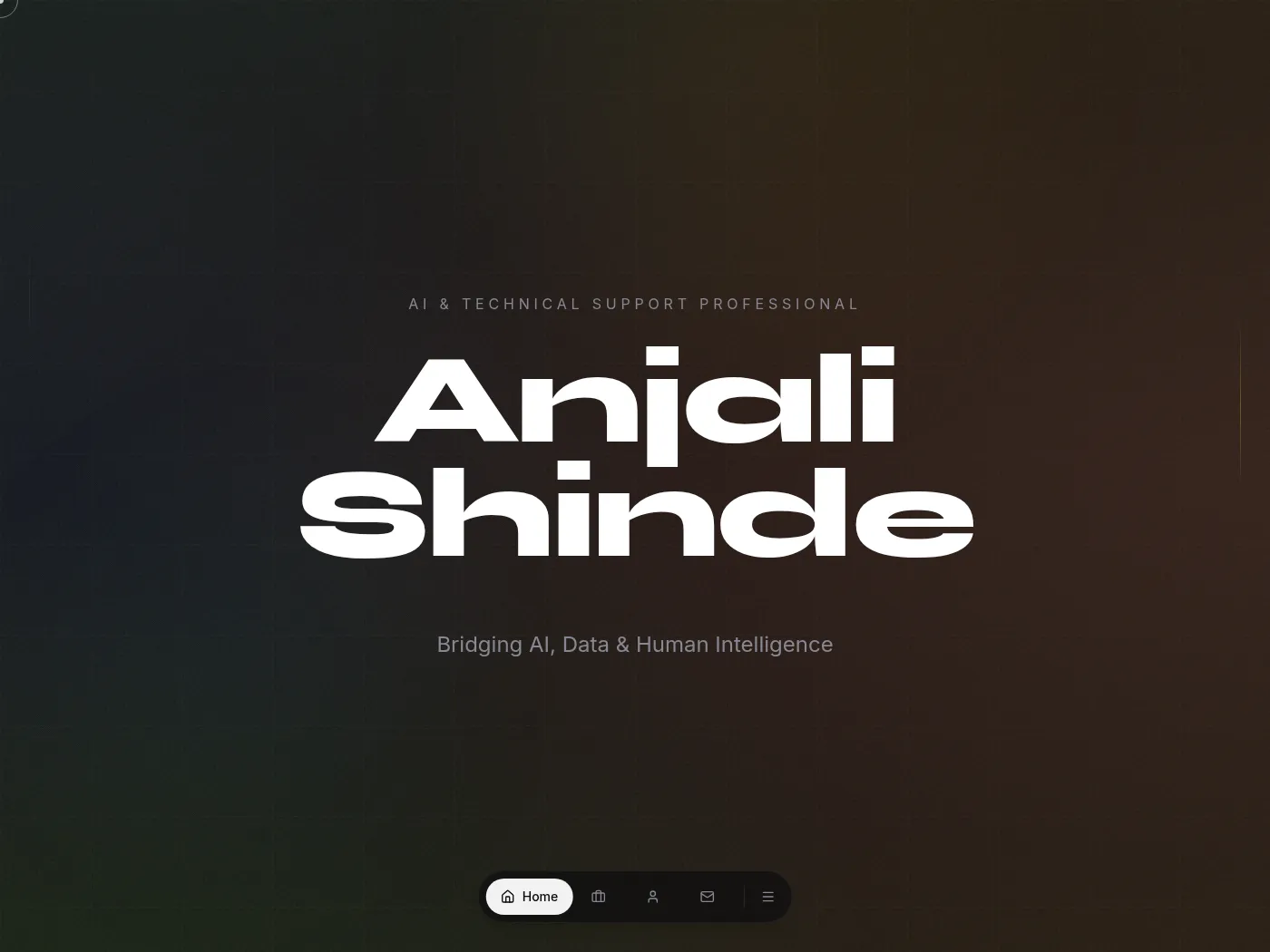 Immersive Scroll Portfolio Resume