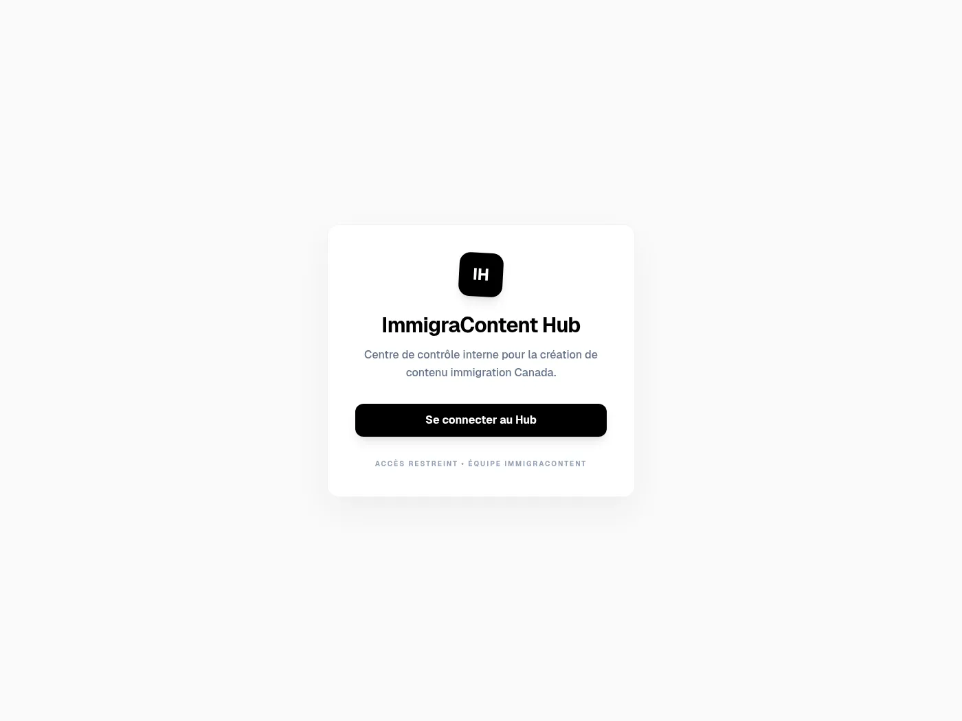 ImmigraContent Hub