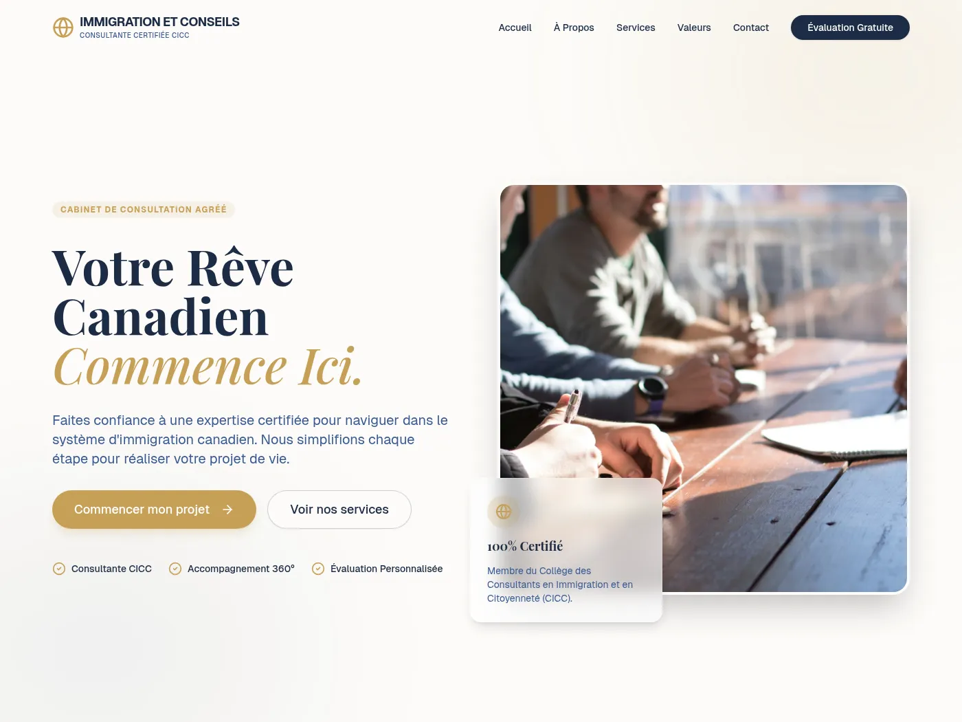 Immigration Pro Web Vitrine