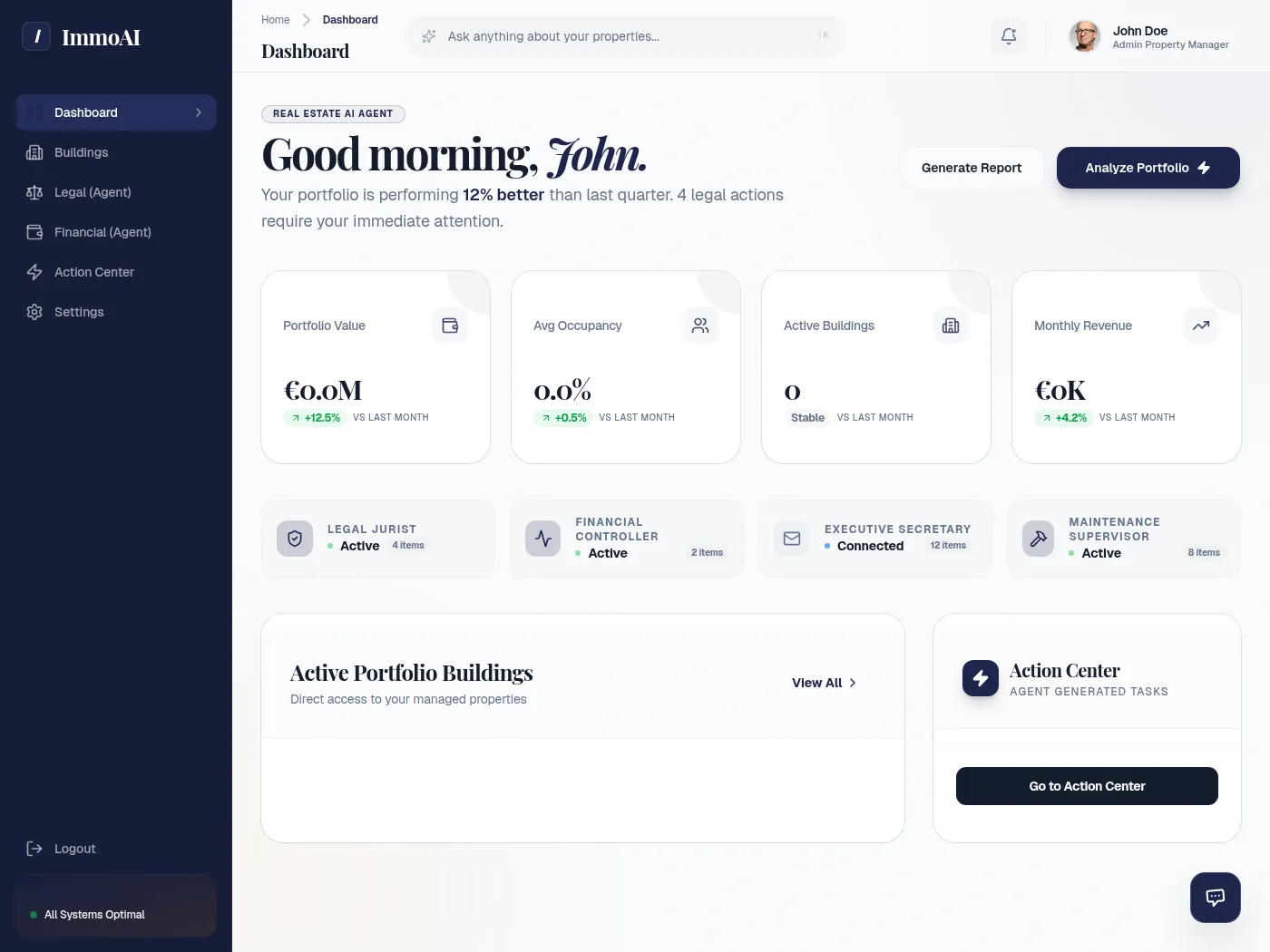 ImmoAI Dashboard