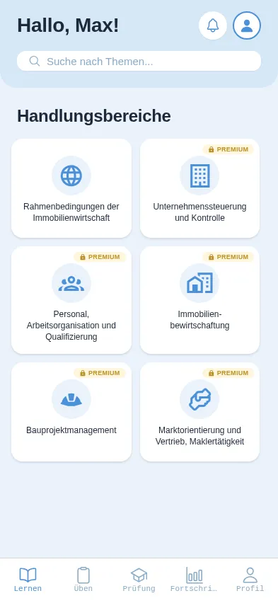ImmoFW Prüfungstrainer App