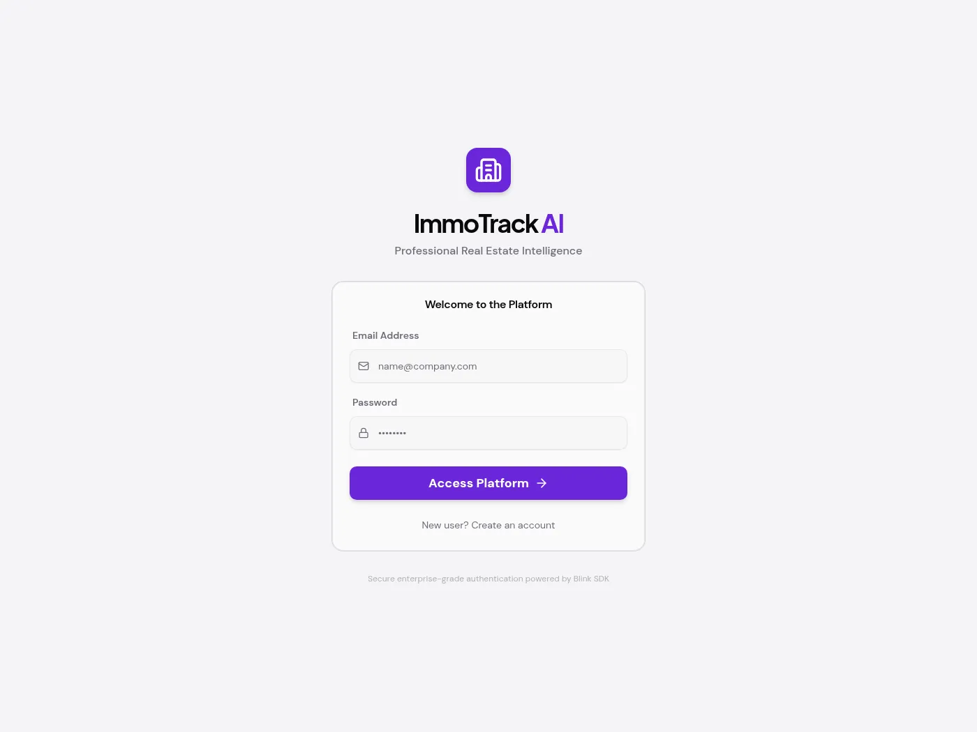 ImmoTrack AI Platform
