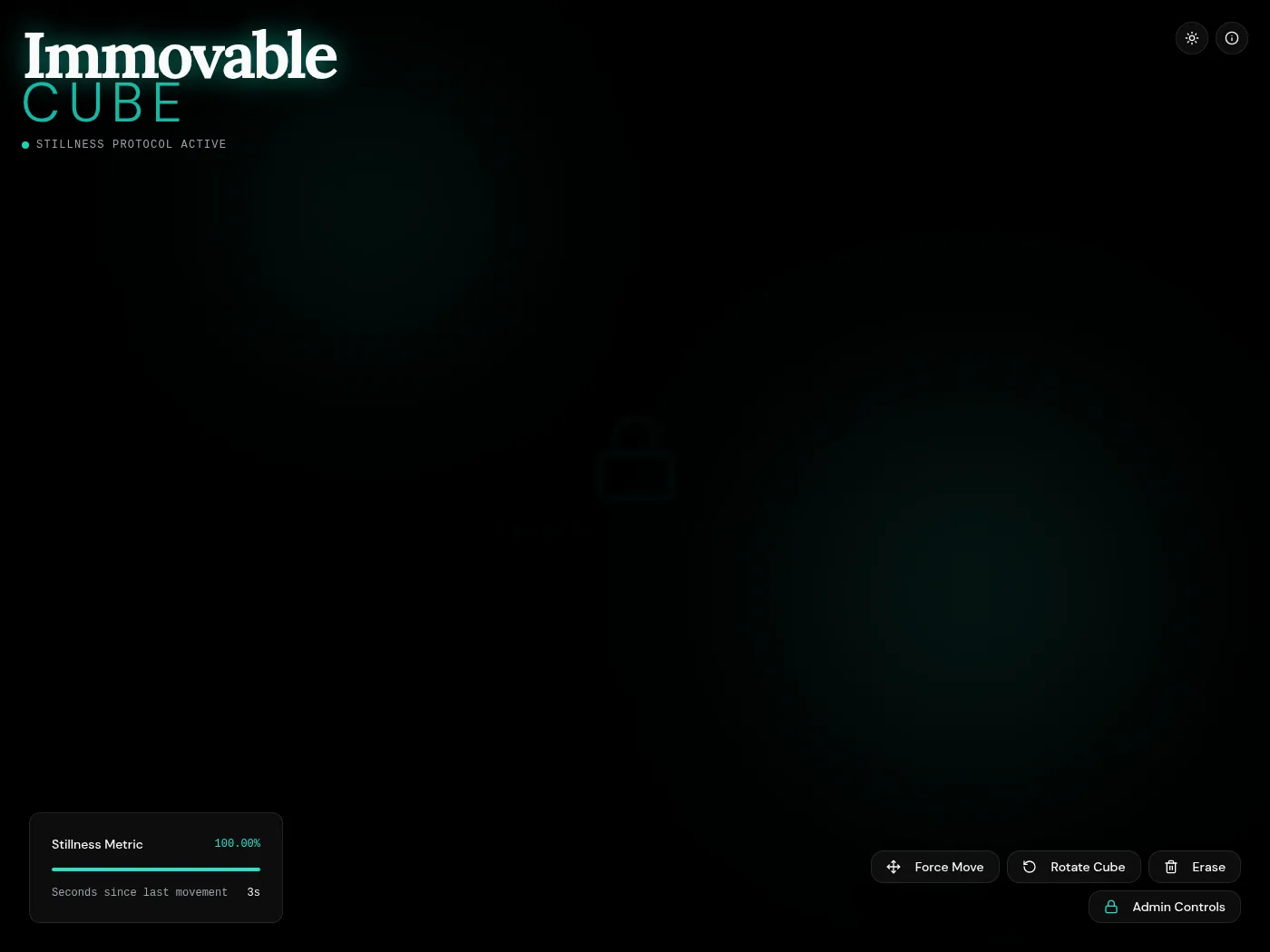 Immovable Cube