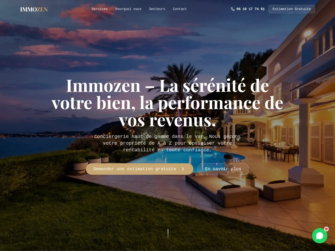 Immozen Premium Landing