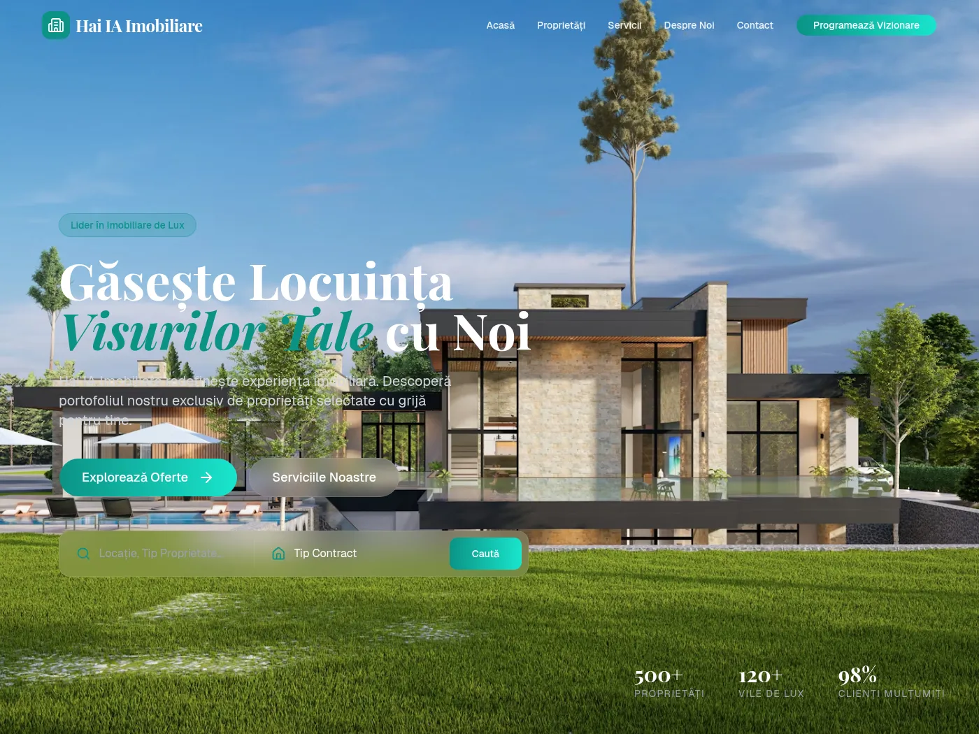 Hai IA Imobiliare Landing