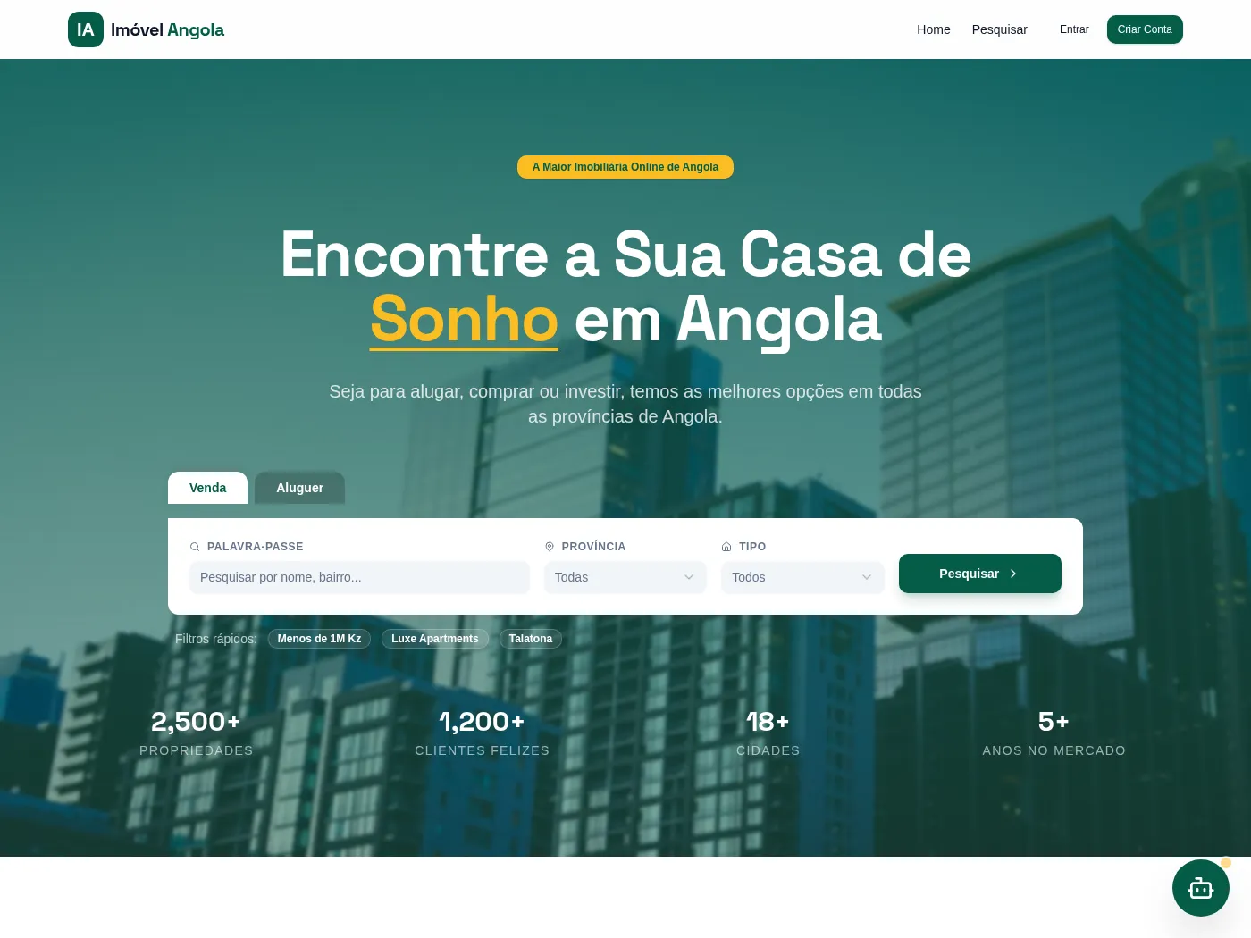 Imóvel Angola Portal