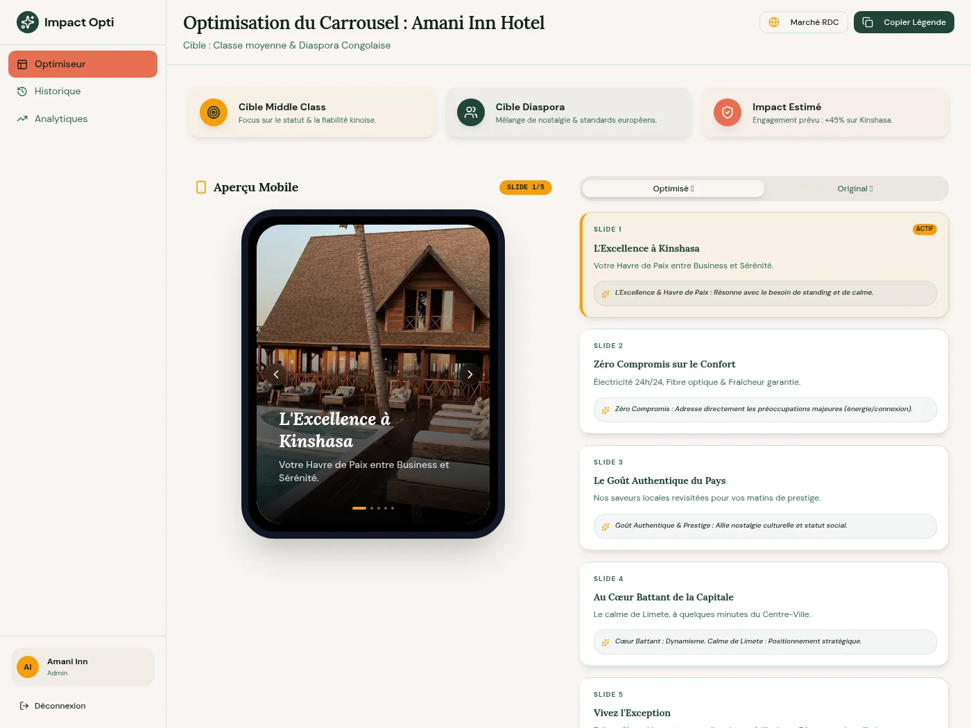 Impact Carousel Optimizer