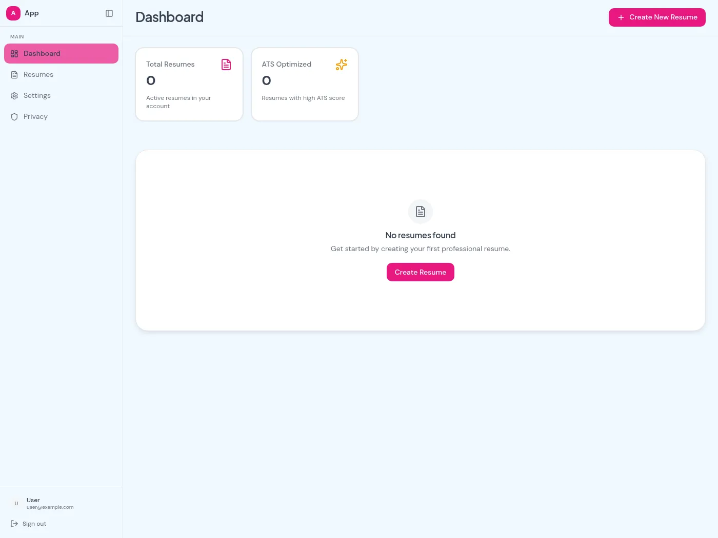 Impact Resume Builder