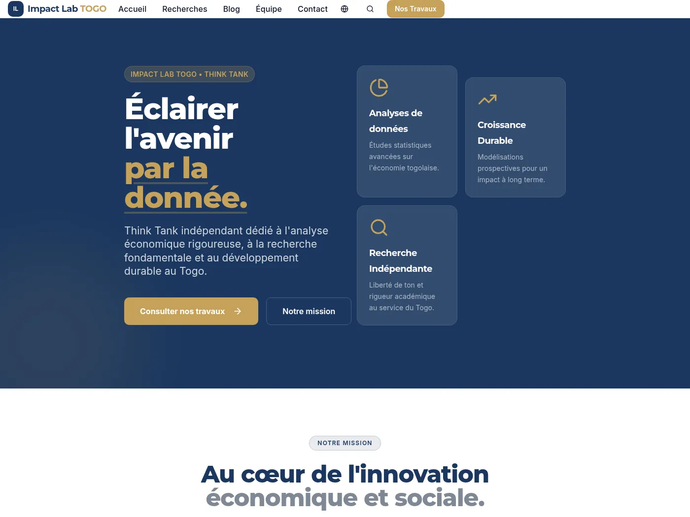 Impact Lab TOGO Site
