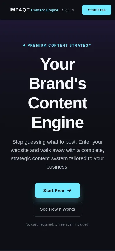IMPAQT Content Engine
