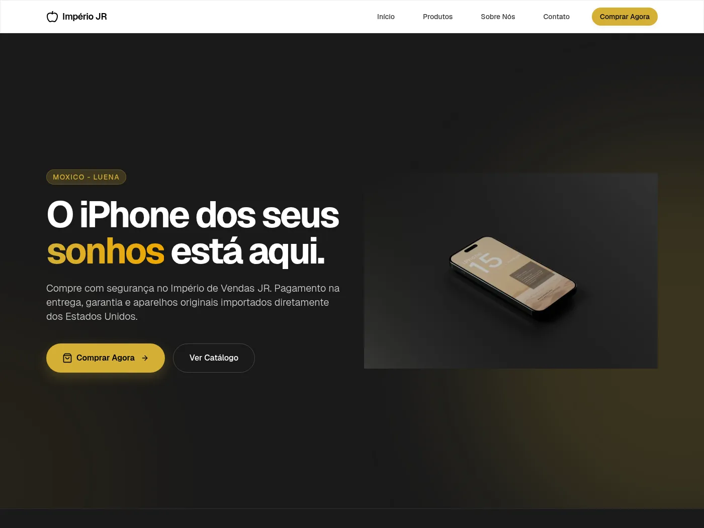 Império iPhone Vendas