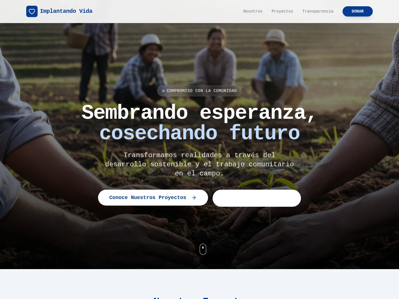 Implantando Vida Web
