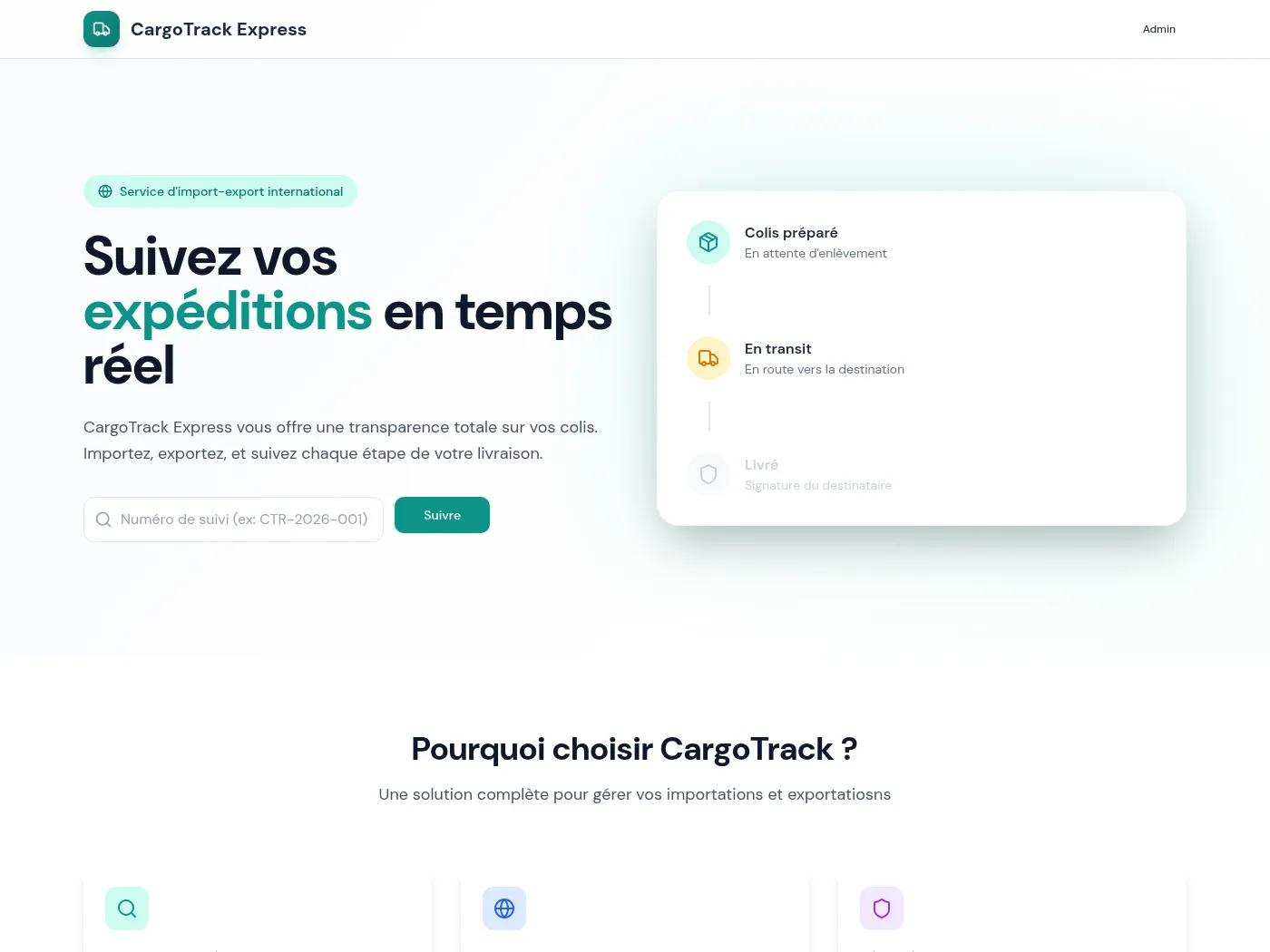 CargoTrack Express