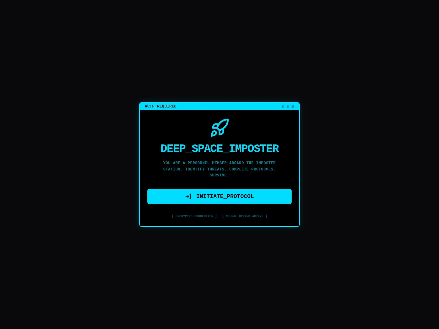 Web Multiplayer Imposter Game
