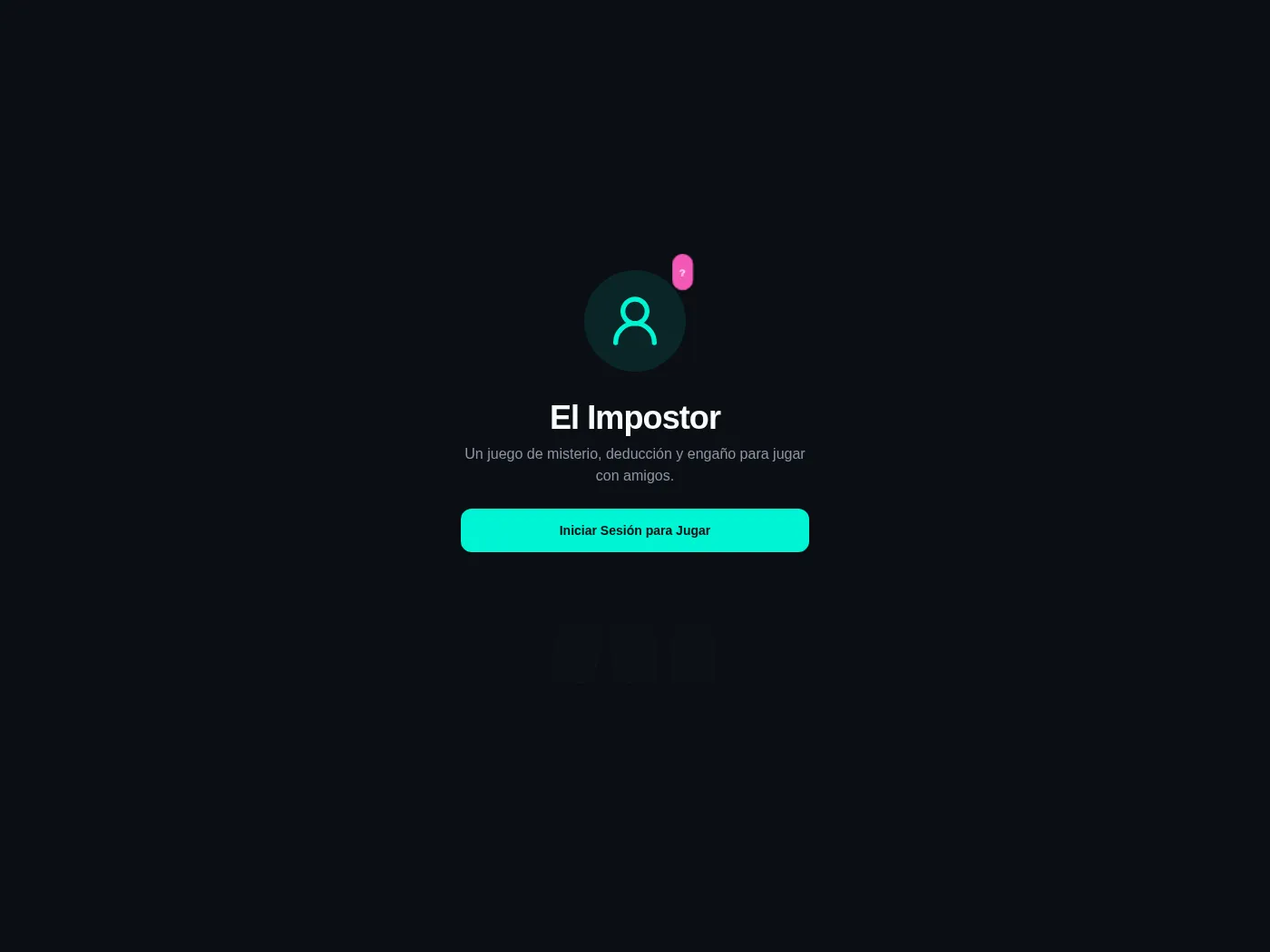 Impostor Card Game App