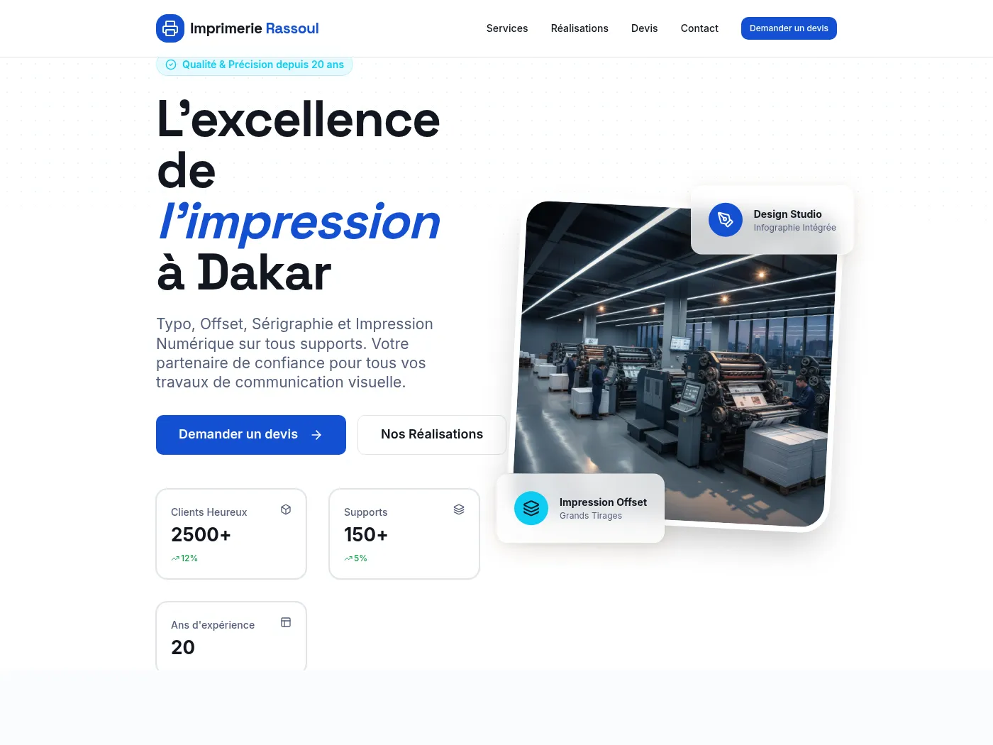 Imprimerie Rassoul Site