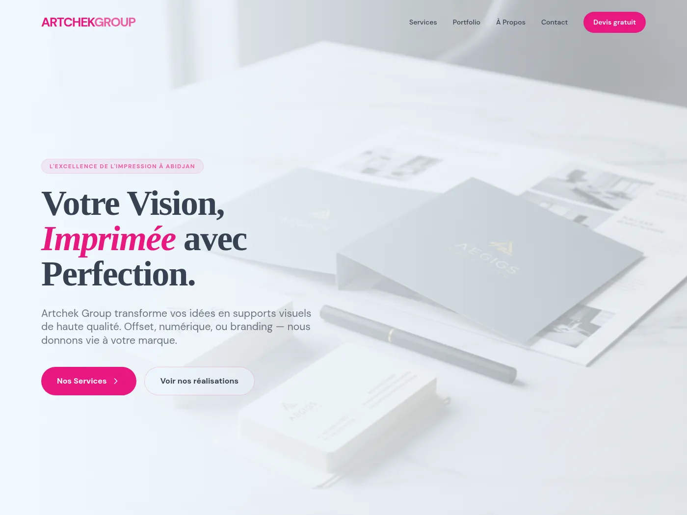 Imprimerie Ivory Showcase
