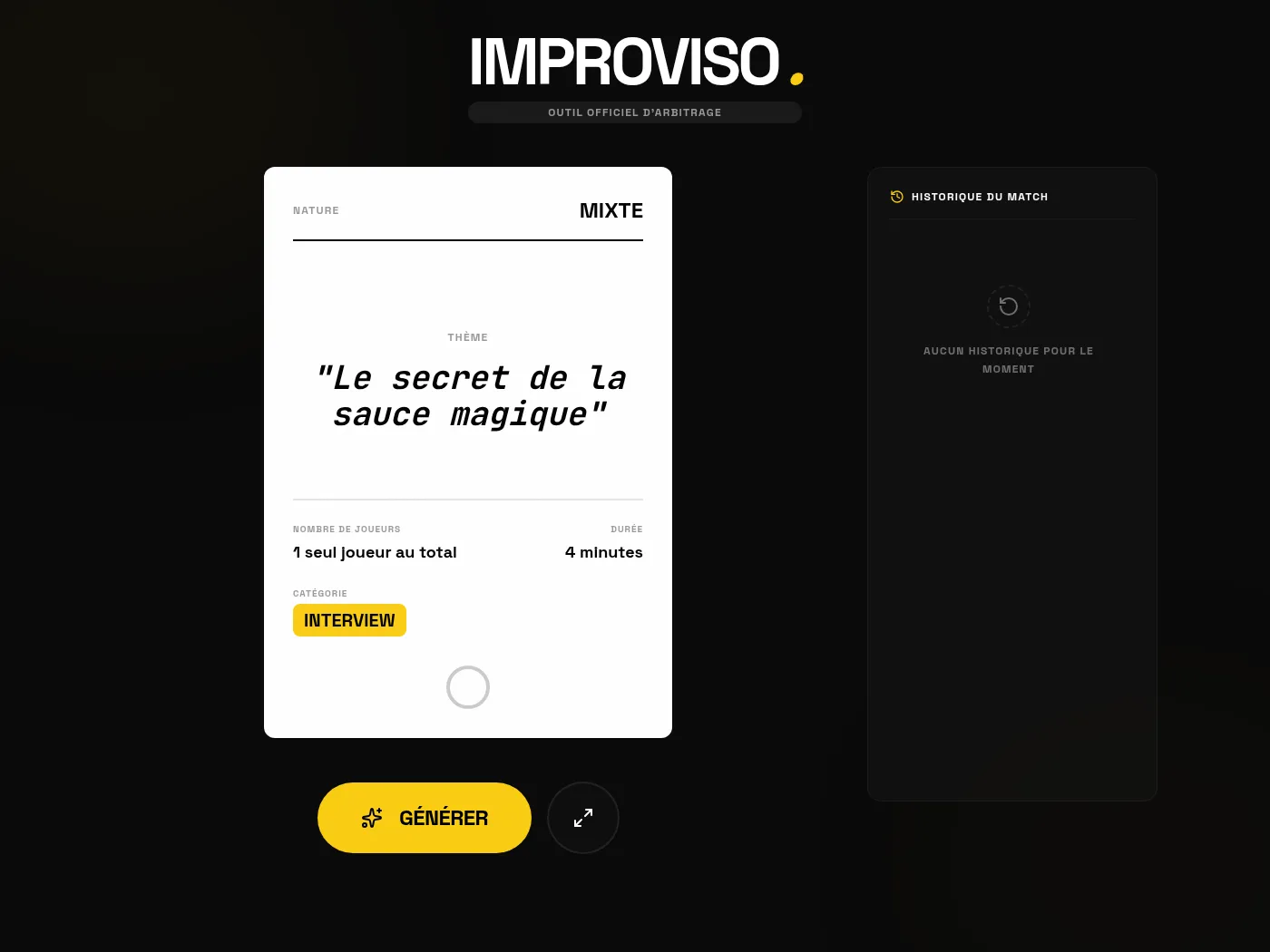 Improviso Generator