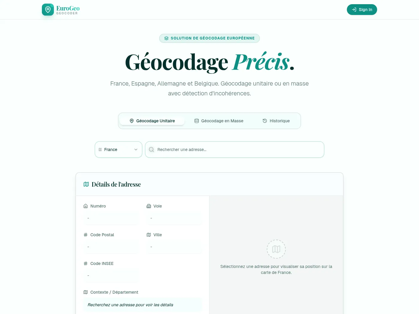 Géocodage
