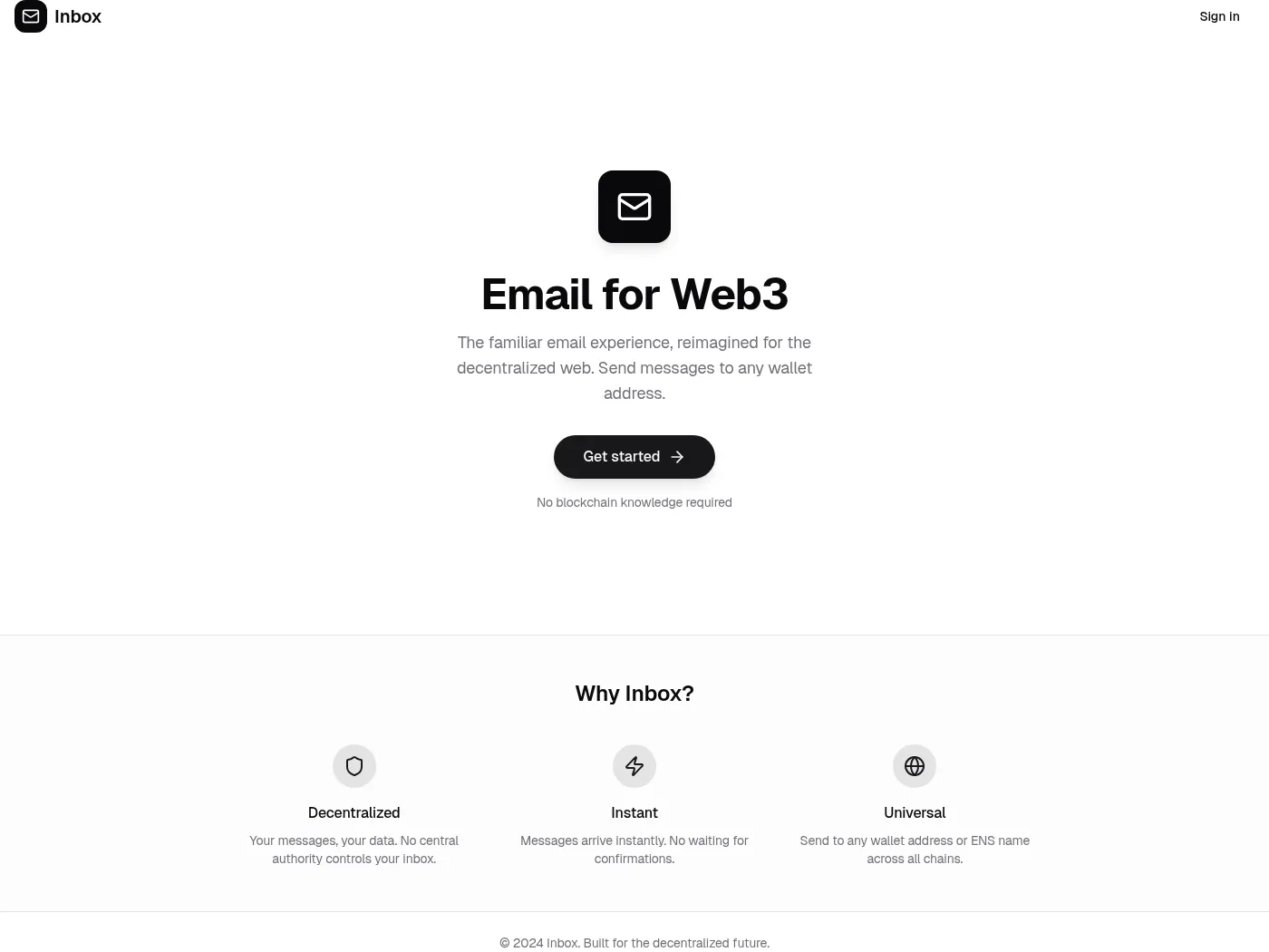 Inbox Web3 Mail