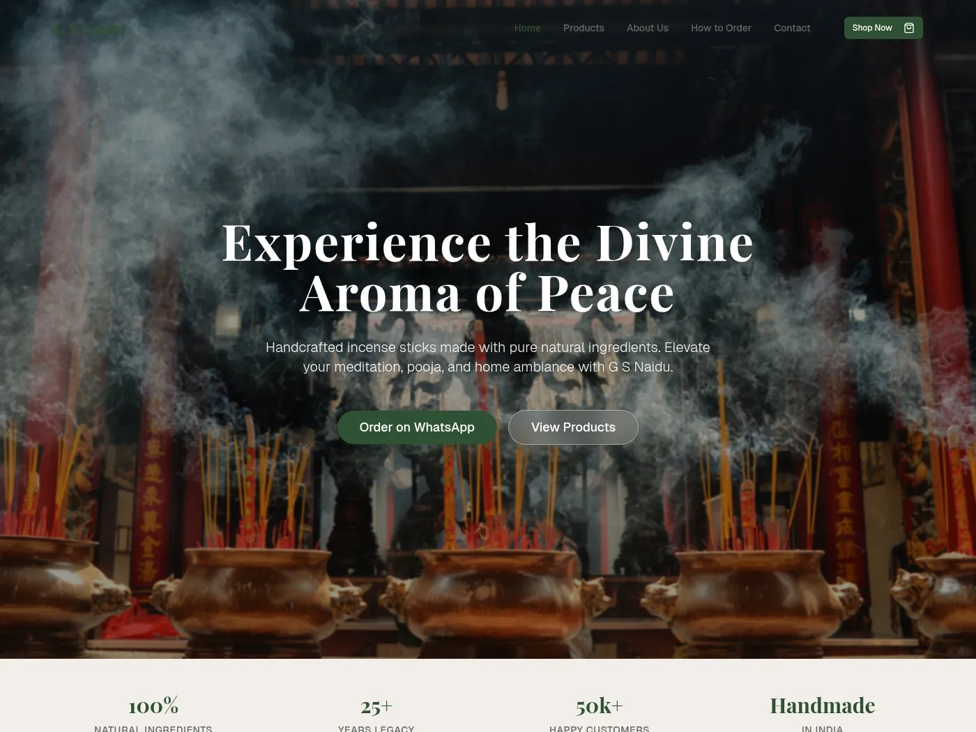 Incense Essence Web Shop