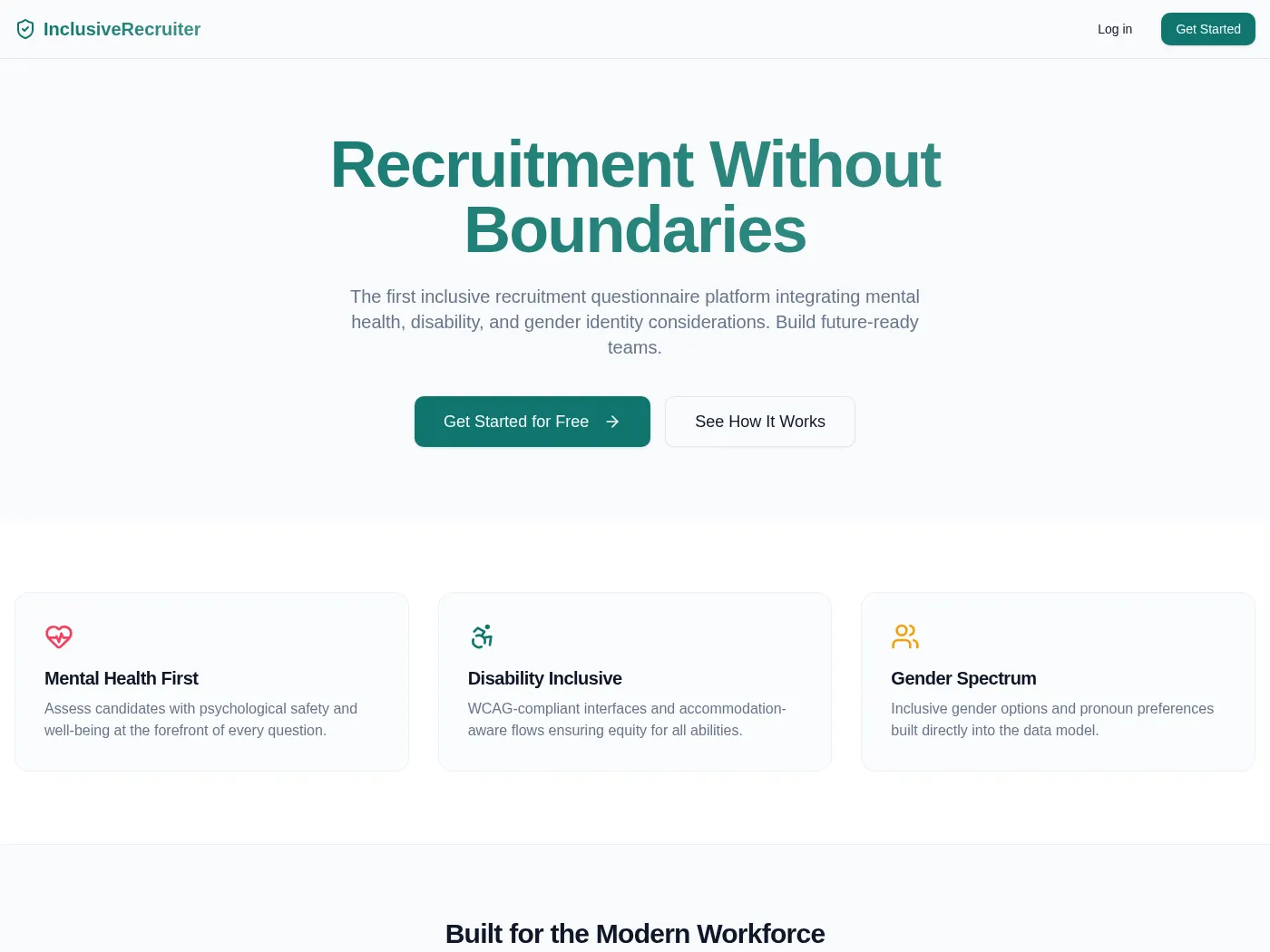 Inclusive Recruiter Survey