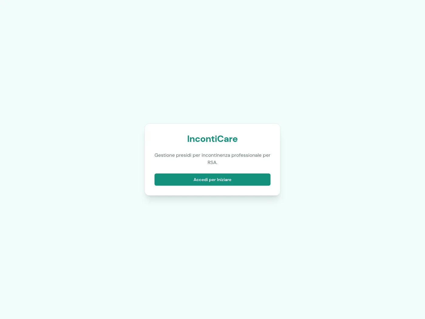 IncontiCare Dashboard
