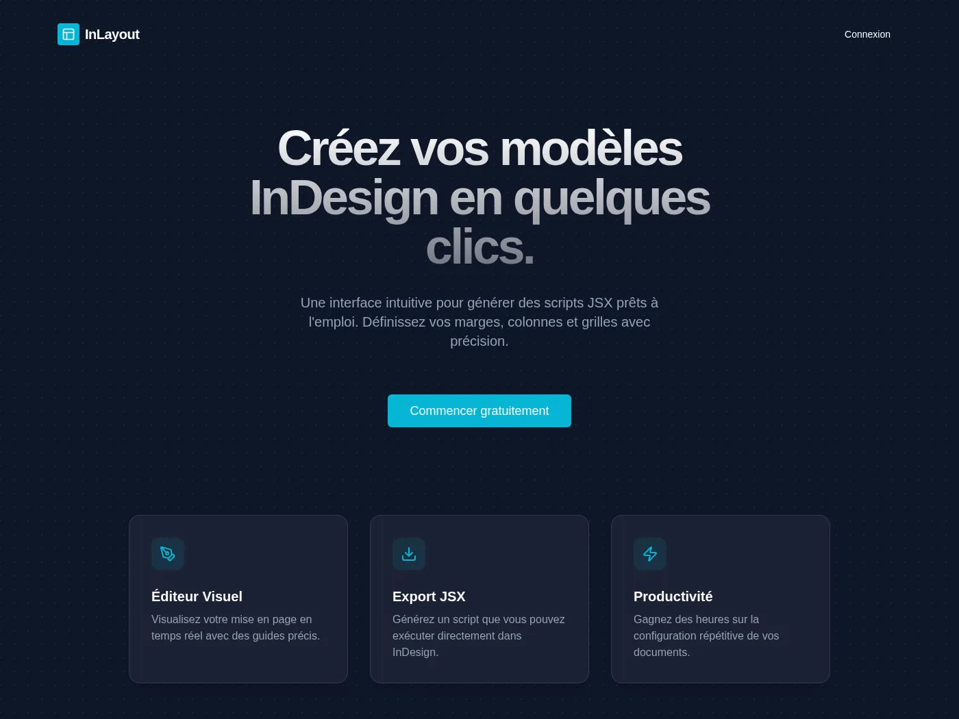 InDesign Page Generator