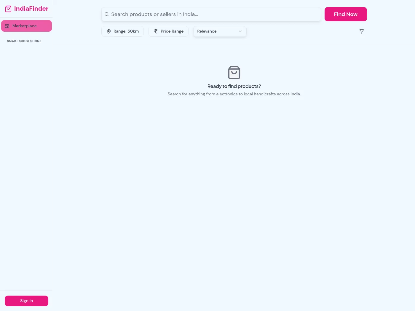 India Product Finder