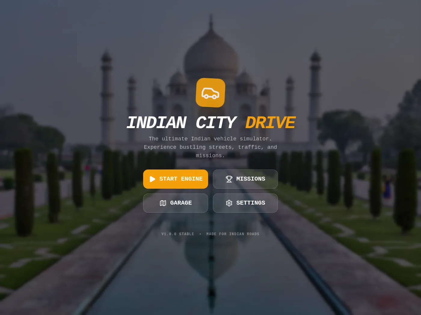 Indian City Drive Simulator