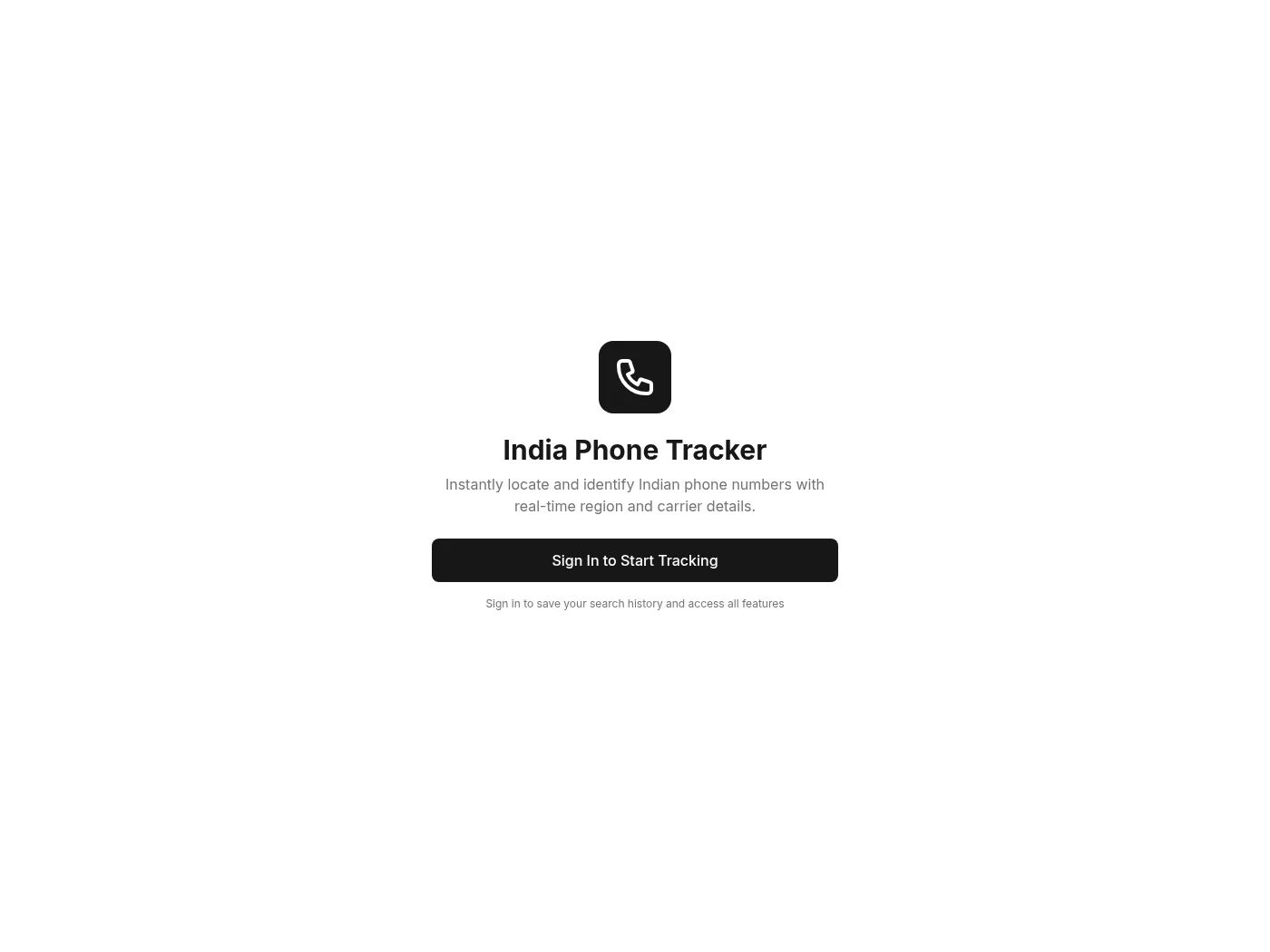 India Phone Tracker