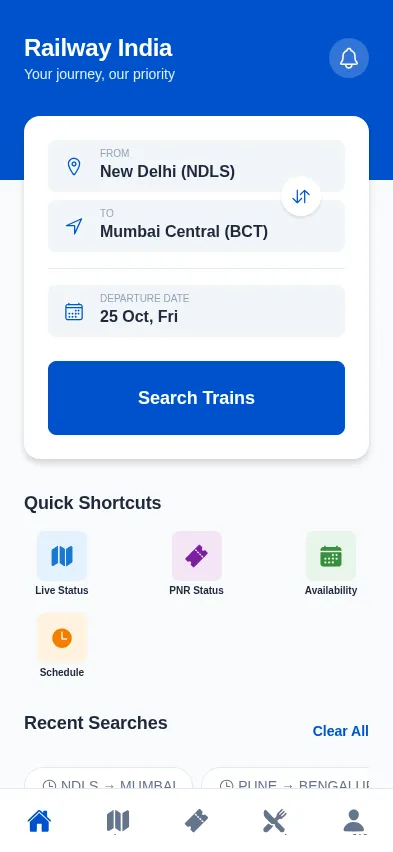 Railway India App