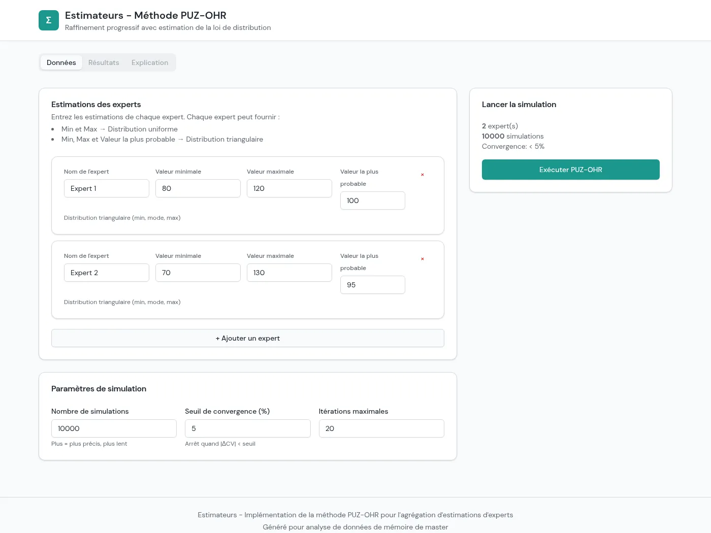 Indicateur Expert Refinement