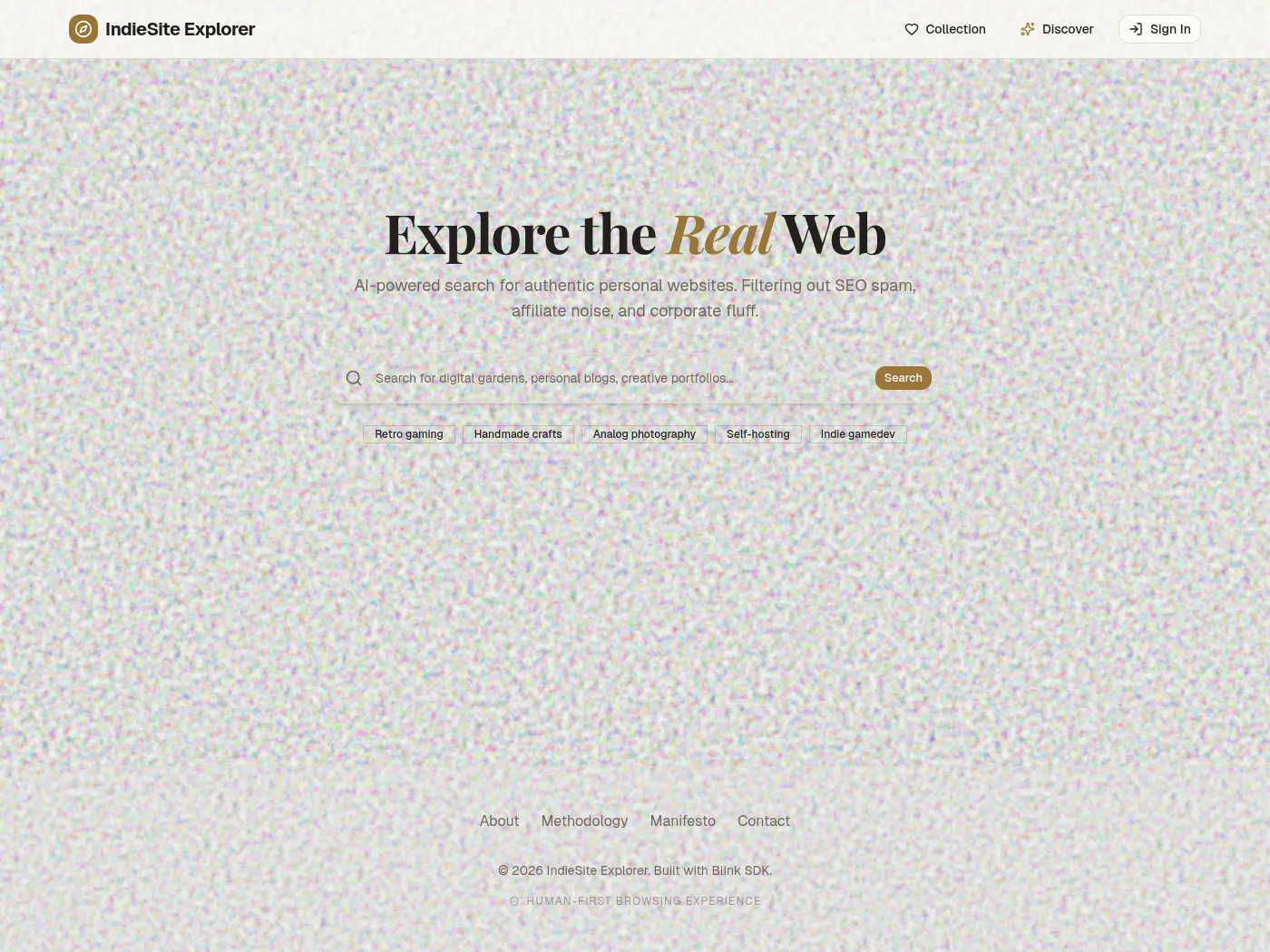 IndieSite Explorer