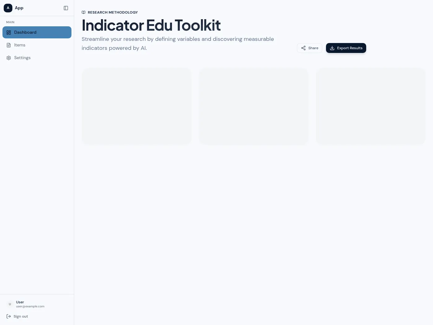 Indikator Edu Toolkit