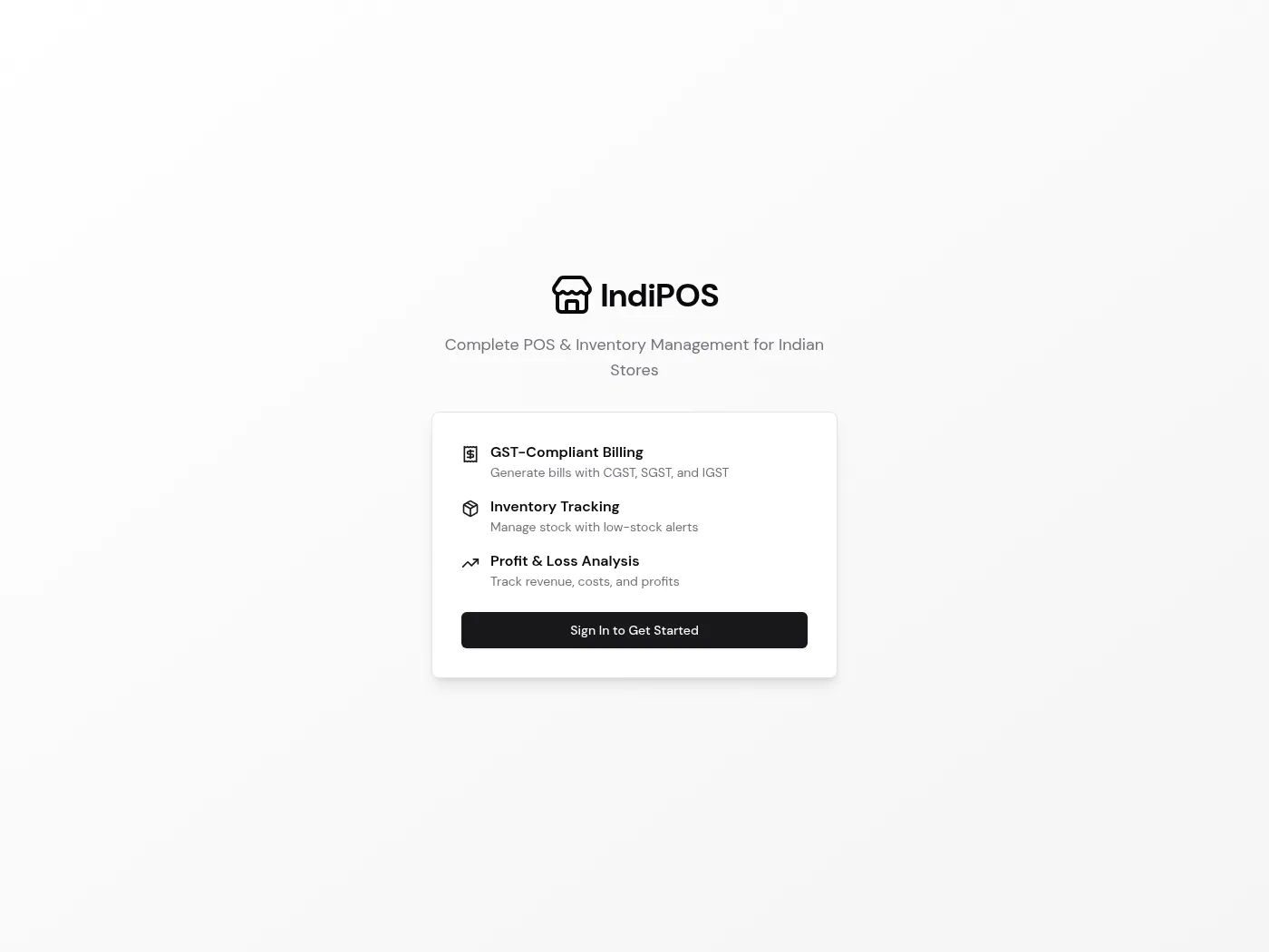 IndiPOS Manager