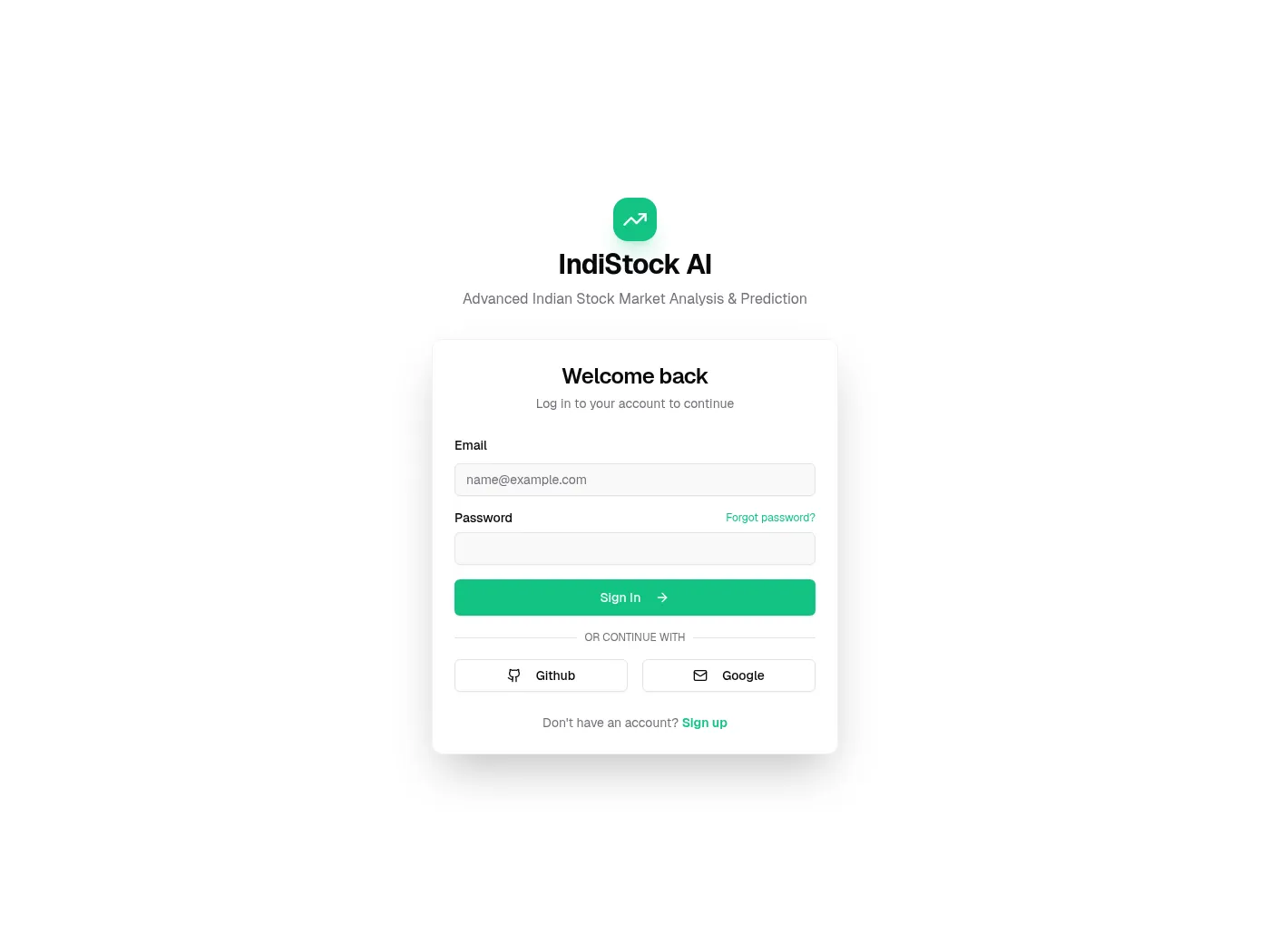 IndiStock AI Platform