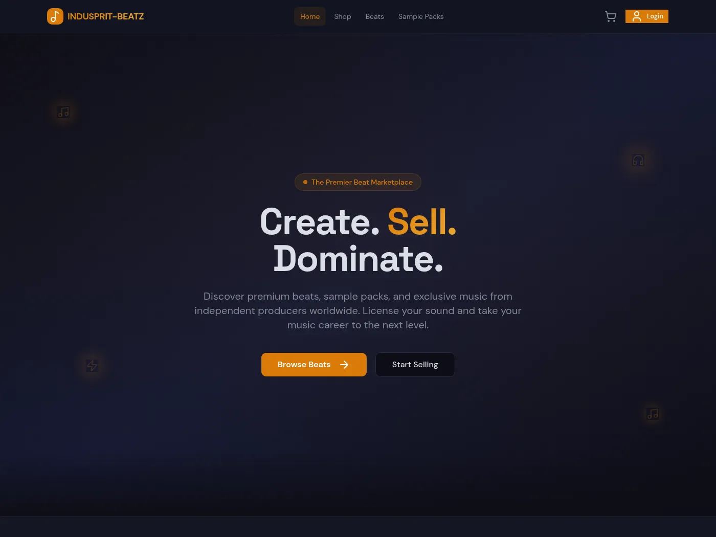 Indusprit-Beatz Marketplace