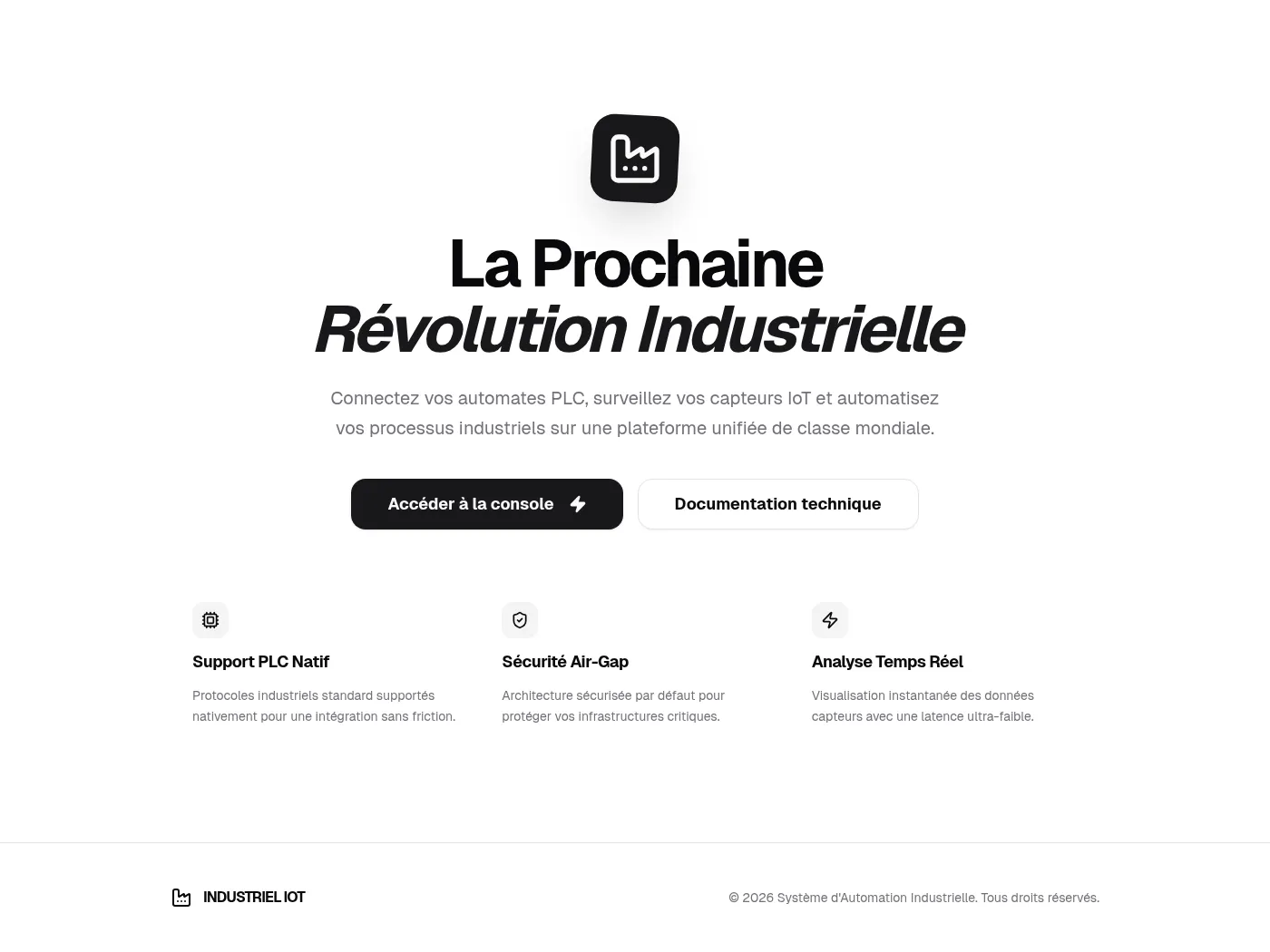 Industriel Automate IoT