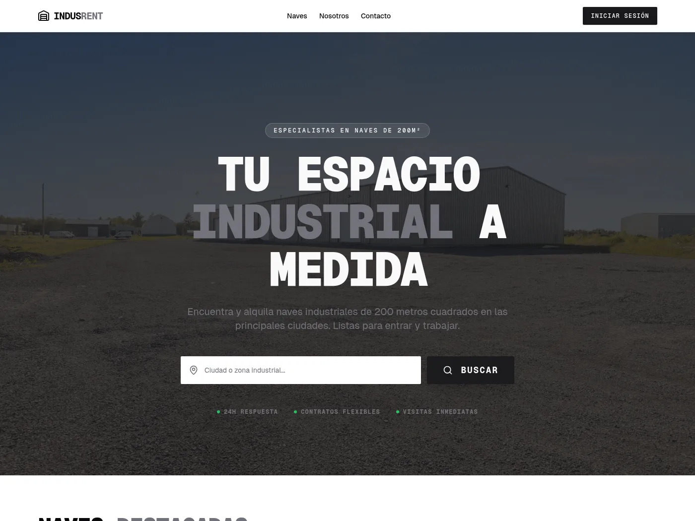 Industrial Space Rental Web