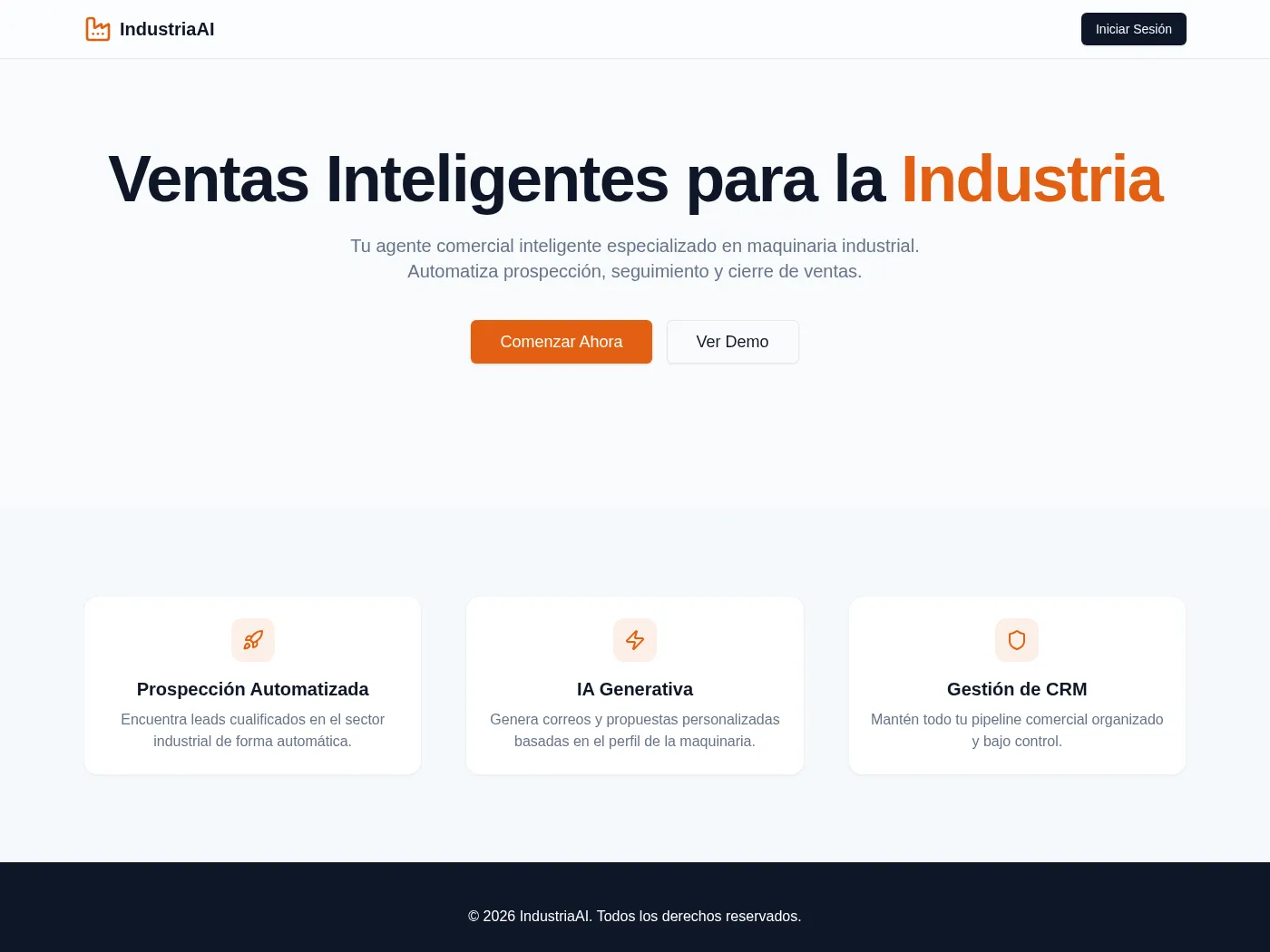Industry Sales Agent