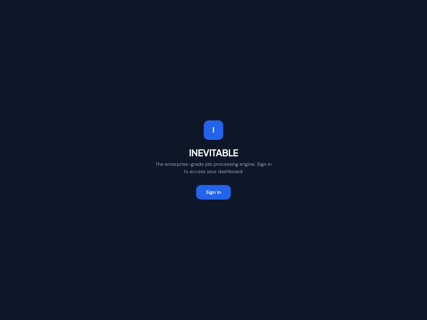INEVITABLE SaaS Platform